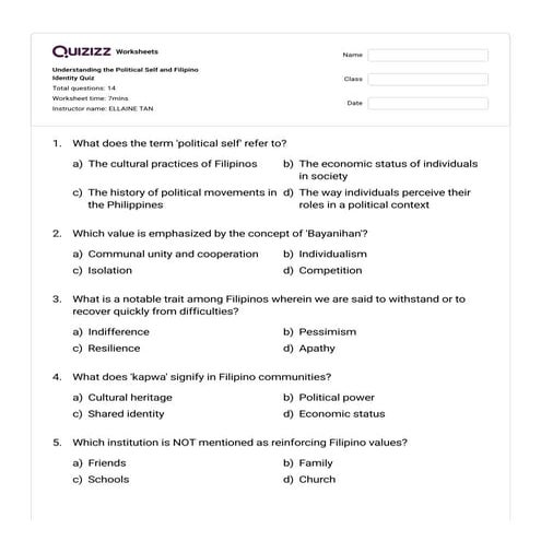 Understanding the Political Self and Filipino Identity Quiz _ Quizizz.PDF