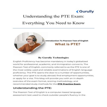 Understanding the PTE Exam Everything You Need to Know.docx