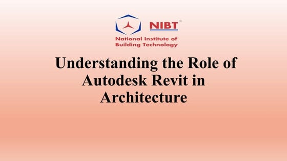 Revit Basic Introduction | PPTX