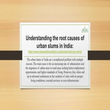 Slums Of India | PPTX