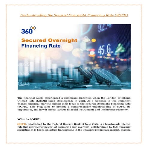 Understanding the Secured Overnight Financing Rate (SOFR) | PDF