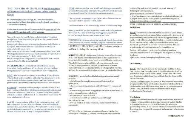 Understanding the self lecture 1 - PHILOSOPHICAL PERSPECTIVES | PPTX