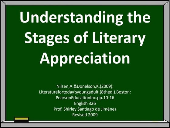 literary appreciation skills | DOCX