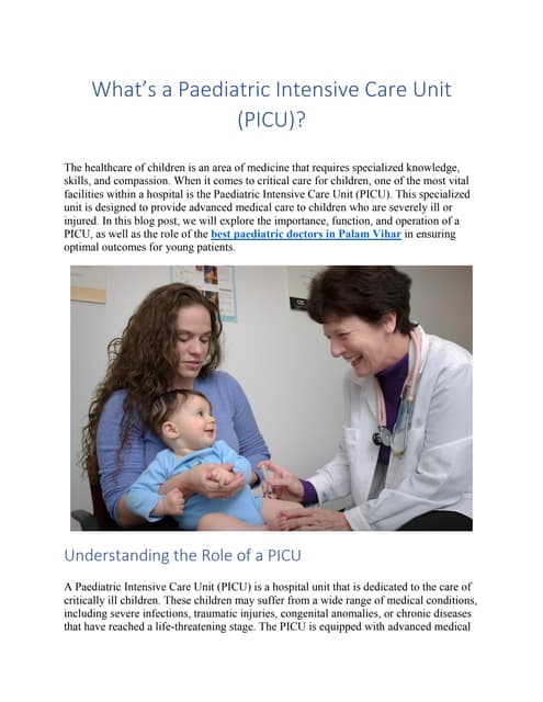 Paediatric ICUs (PICU) Simplified.pptx