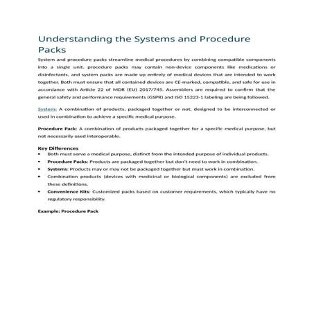 Understanding the Systems and Procedure Packs.docx