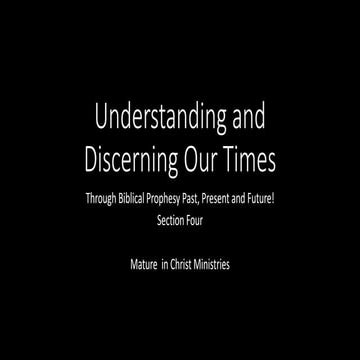 Understanding the times s4 | PPTX | Christianity | Religion & Spirituality