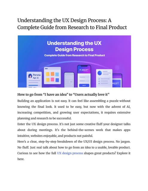 A Complete Guide to Building a Ground-Breaking UX Design Strategy | PPTX