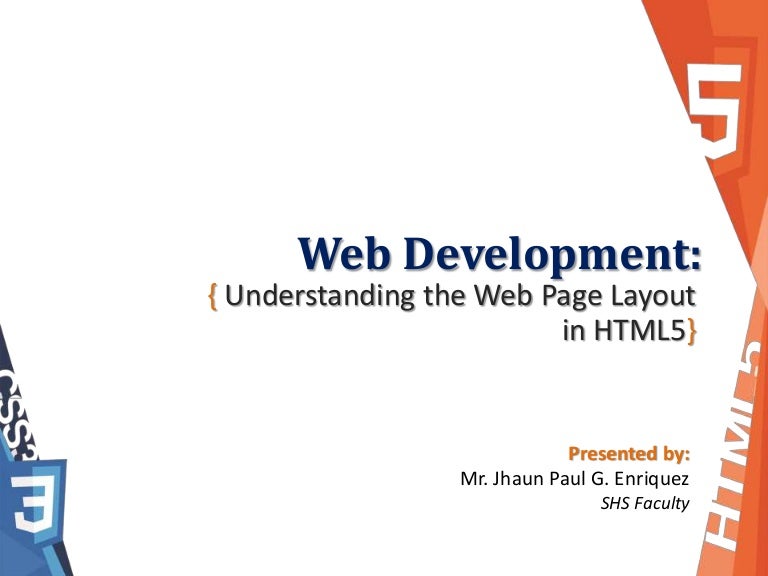 Understanding the Web Page Layout