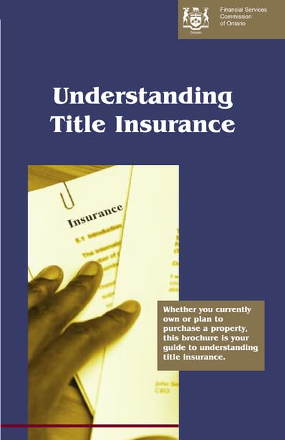 The Title Search Process Rundown | PDF | Personal Finance