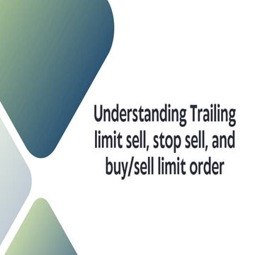 Stop Sell Order | PDF