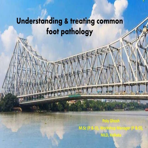 Understanding & treating common foot pathology | PPTX