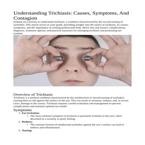 Understanding Trichiasis Causes, Symptoms, And Contagion.pdf
