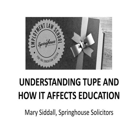 Understanding TUPE | PPTX
