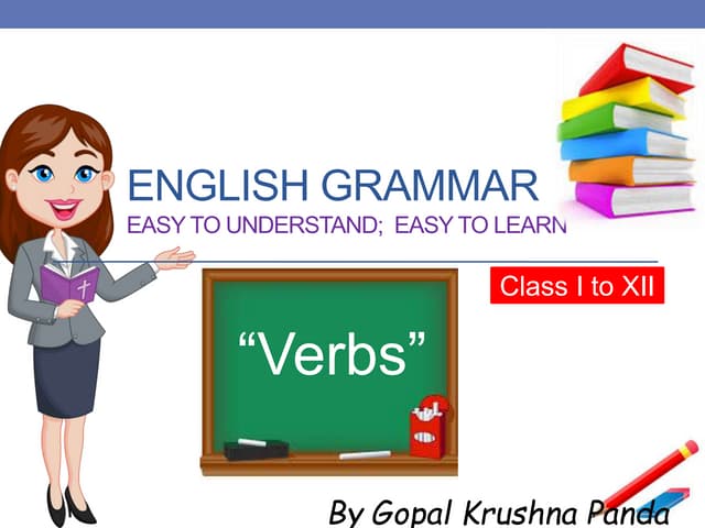 Presentation On Verbs | PPTX