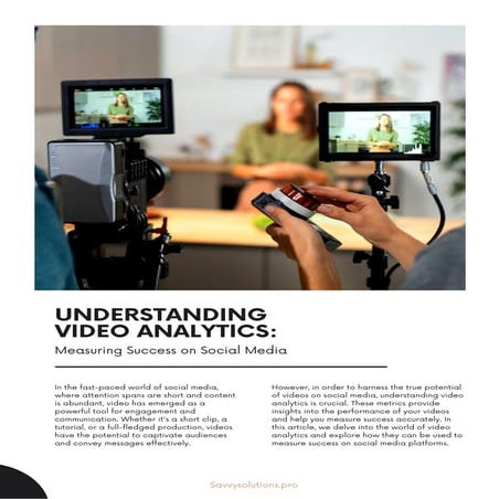 Understanding Video Analytics.pdf | Video Software | Computer Software and Applications