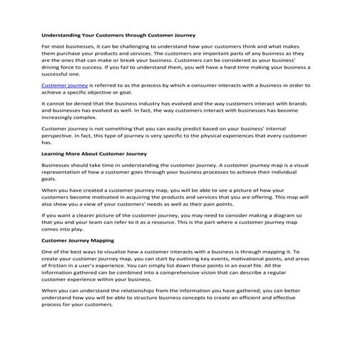 Customer Journey Analytics | PPTX