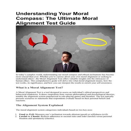 What is a Moral Alignment Test? The Ultimate Guide | The Lifesciences ...