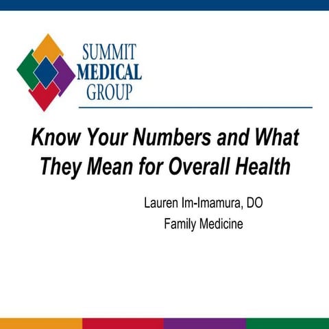 Know Your Numbers and What They Mean for Your Overall Health - Madison ...
