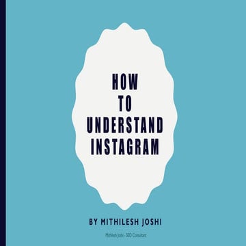 How to grow your Instagram audience organically ? | PPT