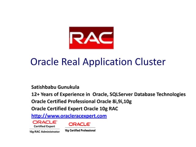 Understand Oracle Real Application Cluster Ppt 4286