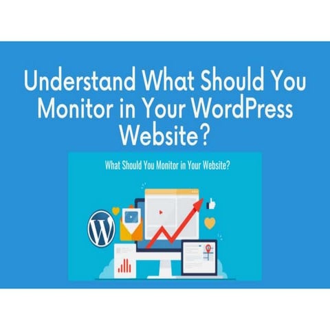 Understand what should you monitor in your Wordpress website | PPTX