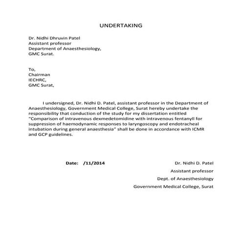 Undertaking (1) | DOCX