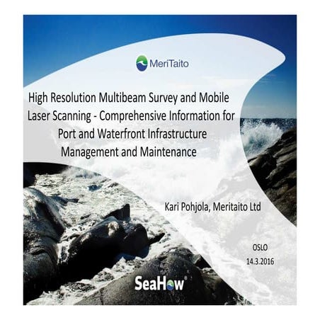 High Resolution Multibeam Survey and Mobile Laser Scanning | PDF