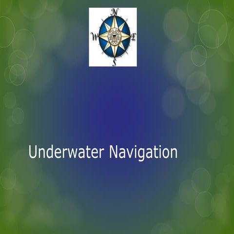 Underwater navigation | PPTX