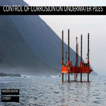 Under Water Piles Corrosion Control | PPTX