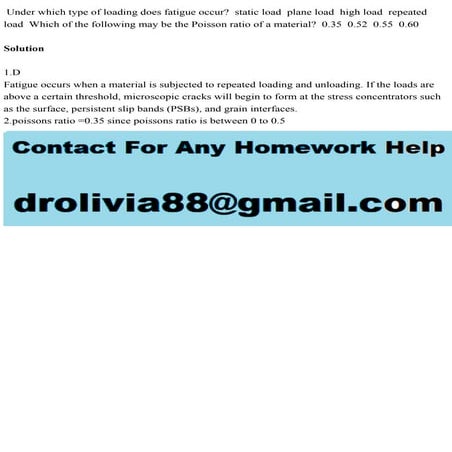 Under which type of loading does fatigue occur static load plane l.pdf