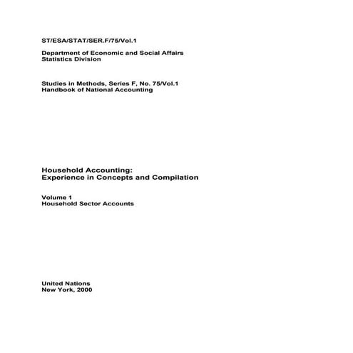 Un desa household accounting experience in concepts and compilation | PDF