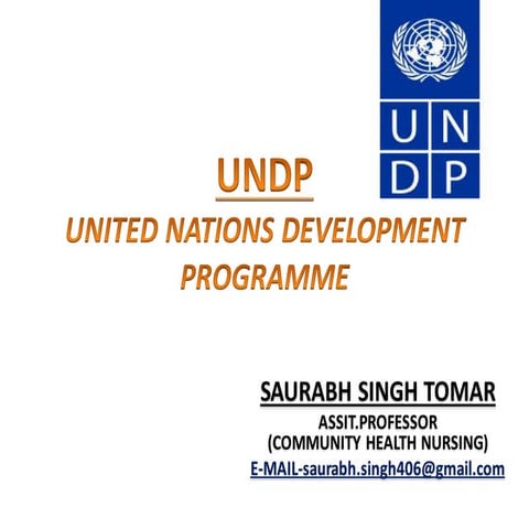 UNDP (United nation development programme) | PDF