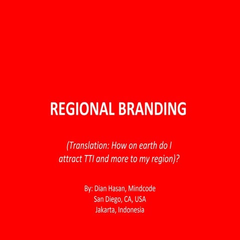 UNDP Regional Branding | PPT