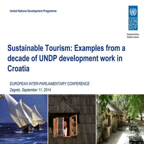 UNDP sustainable tourism - examples | PPT