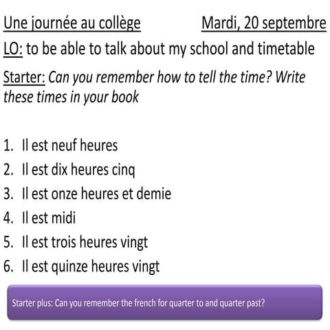 GCSE AQA French Course introduction | PPTX