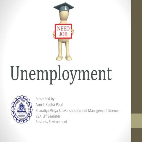 Unemployment | PPTX