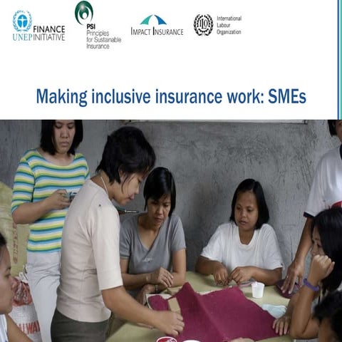 UNEP-PSI webinar series "Making inclusive insurance work" - session 4 ...