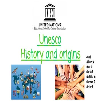 UNESCO - History and origins | PDF