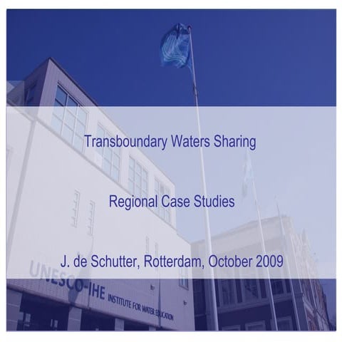 UNESCO Transboundary Waters | PPT