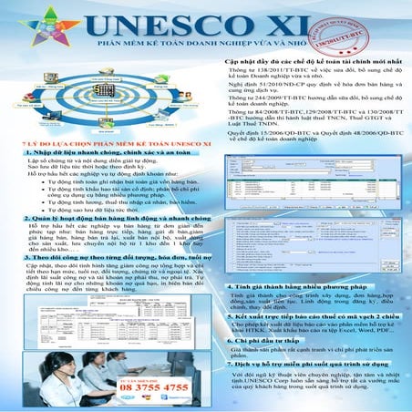 Phan mem ke toan unesco | PDF