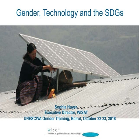 Gender, Technology and the SDGs | PPTX
