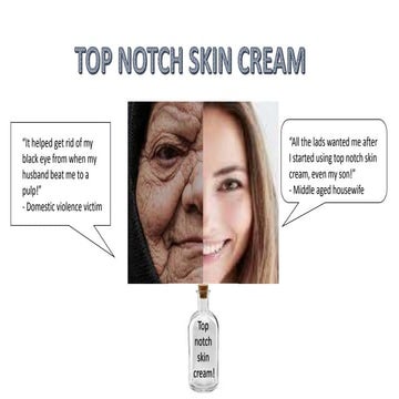 Unethical advert | PPTX | Skin and Dermatology | Diseases and Conditions