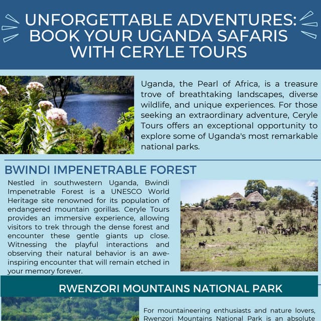 Unforgettable Adventures Book Your Uganda Safaris with Ceryle Tours.pdf