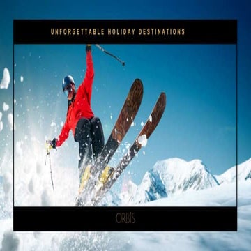 Unforgettable holiday destinations | PPTX