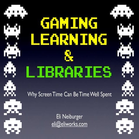 Gamers…in the library? | PDF