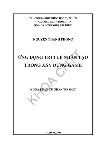 Báo cáo phân tích thiết kế đồ án game | DOCX