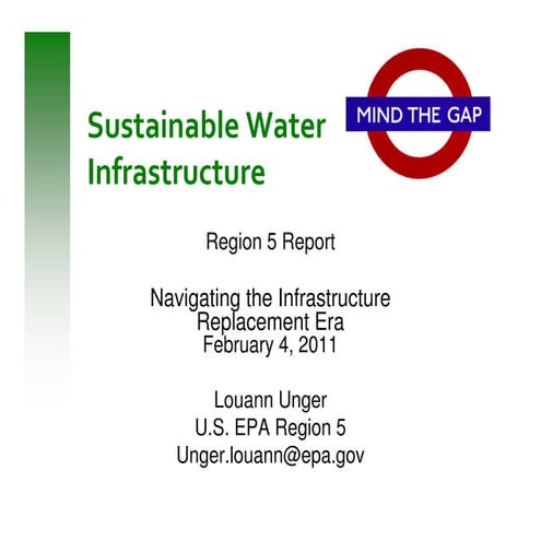 Sustainable Water Infrastructure | PDF