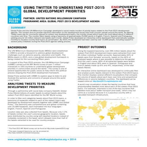 Using Twitter to Measure Global Engagement on Climate Change - Project ...