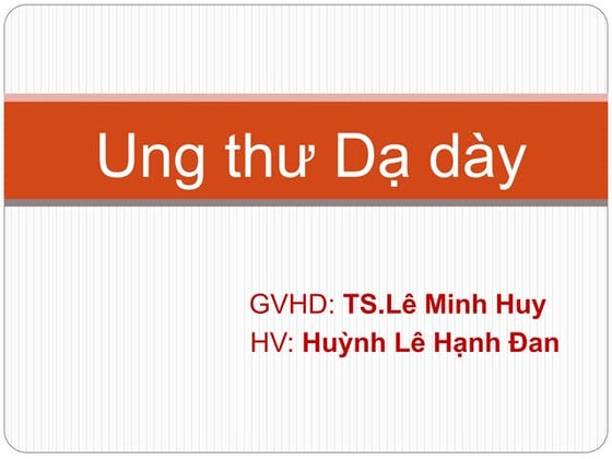 Phân độ TNM của ung thư đại - trực tràng và Ung thư dạ dày theo AJCC 8th | PDF