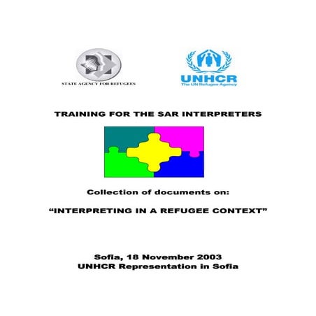 Unhcr training on consecutive interpreting | PDF